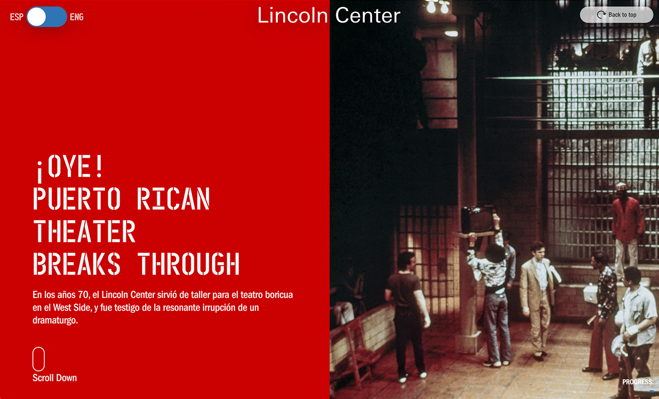 Lincoln Center for the Performing Arts - Puerto Rican Theater Breaks ...